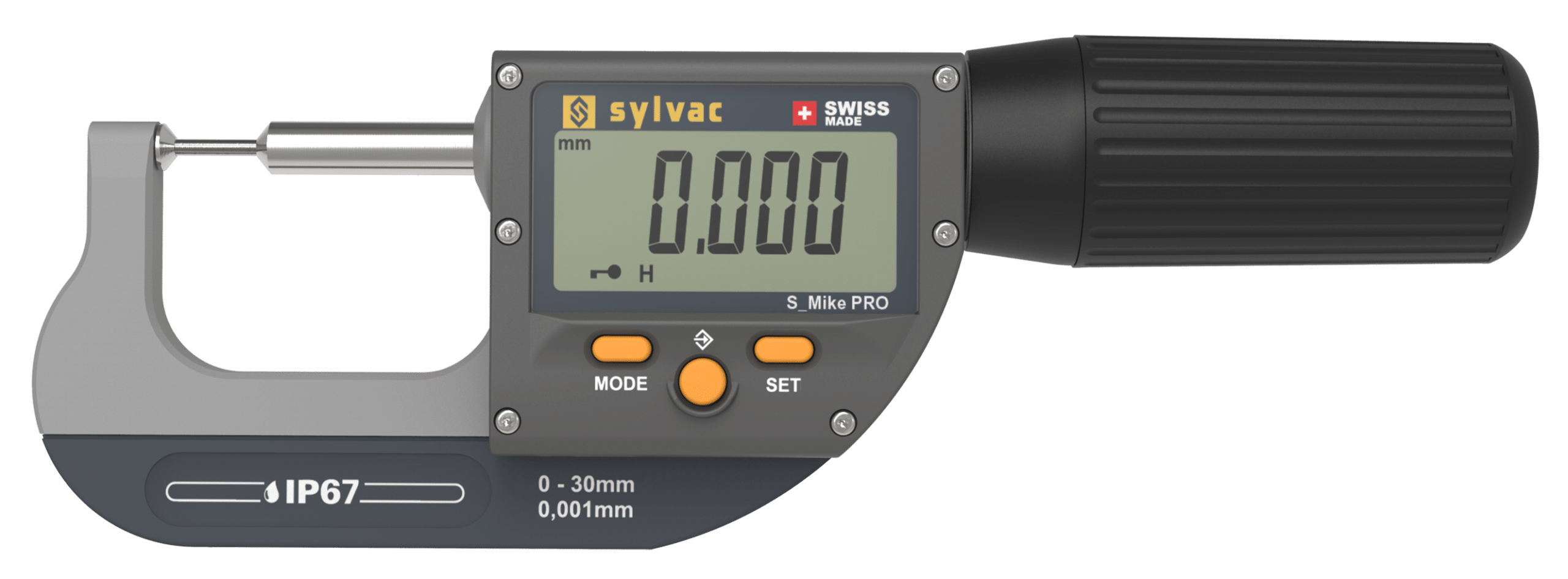 Professional micrometer S_Mike PRO Cylindrical Ø2 - Sylvac