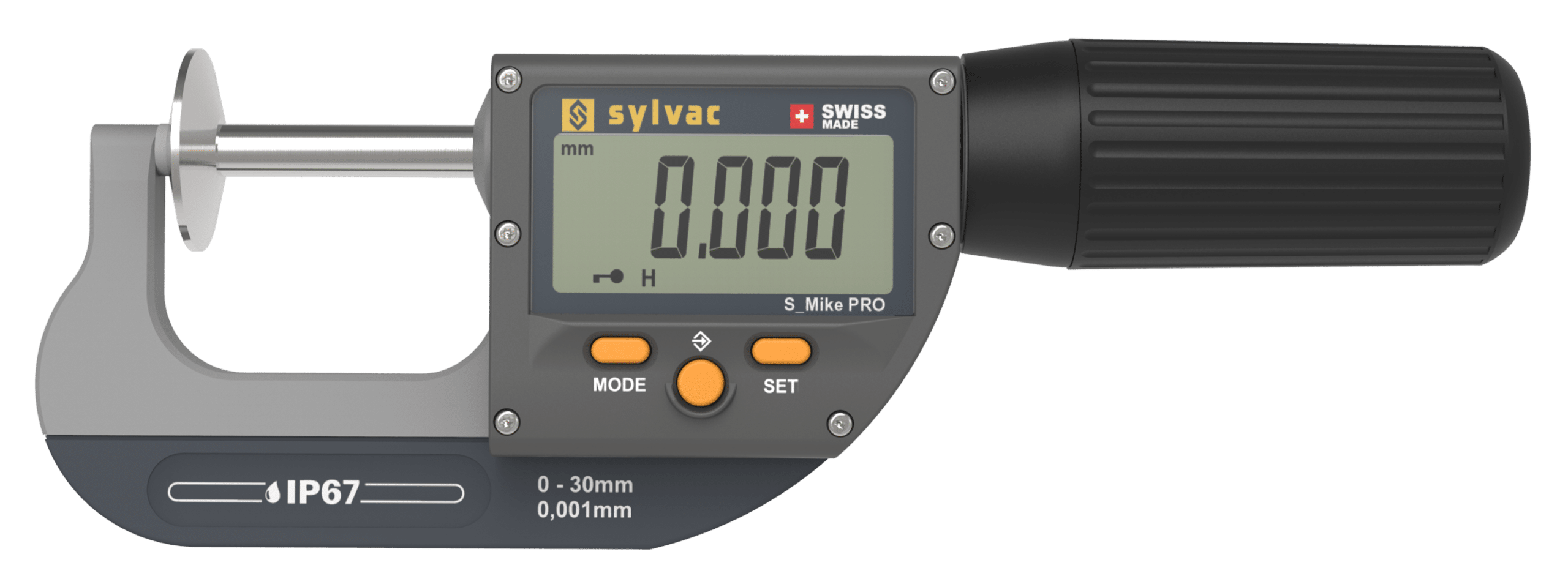 Professional micrometer S_Mike PRO Disc-shaped - Sylvac