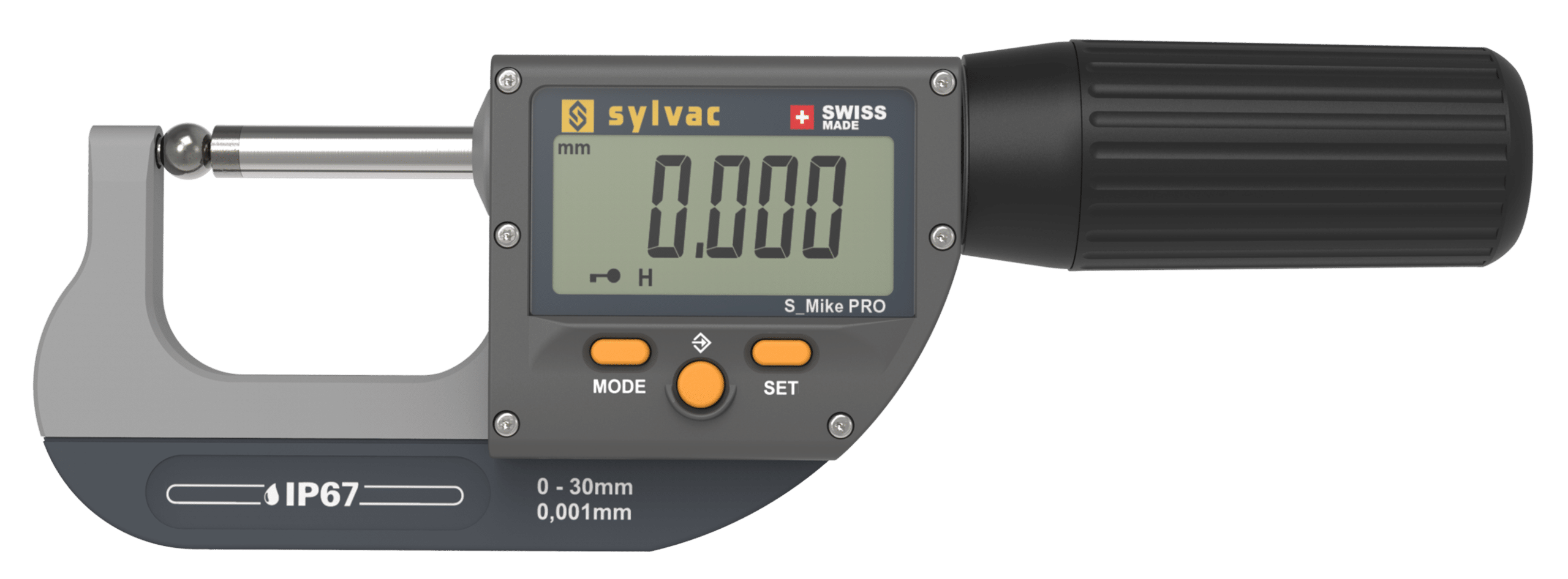 Professional micrometer S_Mike PRO Flat / Spherical - Sylvac