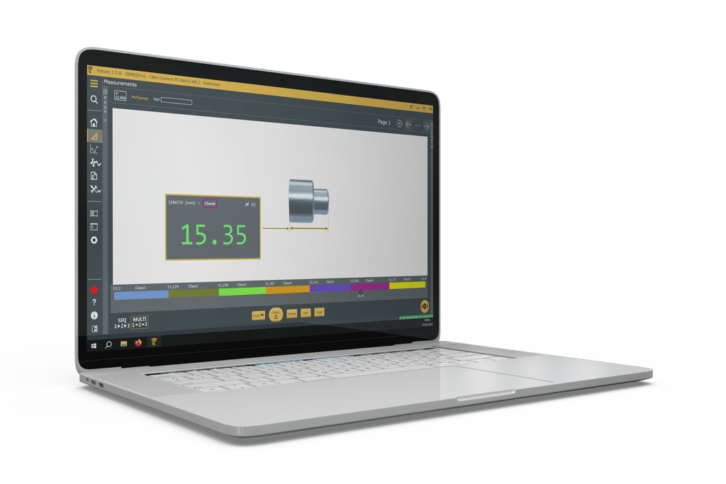 Data Acquisition Software Sylcom - Sylvac